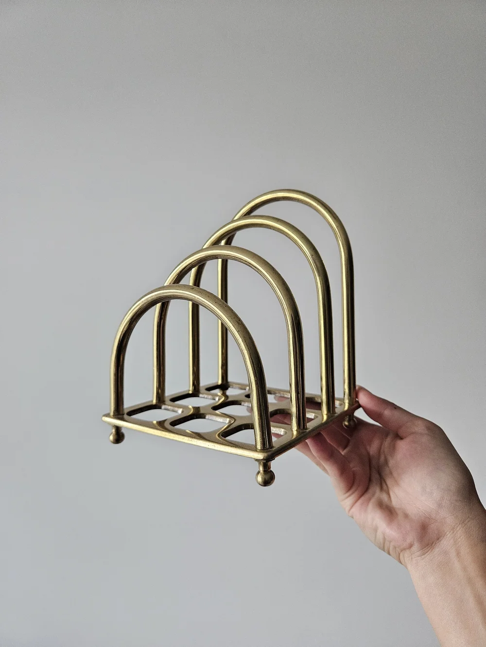 Vintage | Accents | Brass Arched Letter Holder | Poshmark